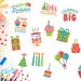 Birthday Stickers Birthday Sticker Bundle - Etsy