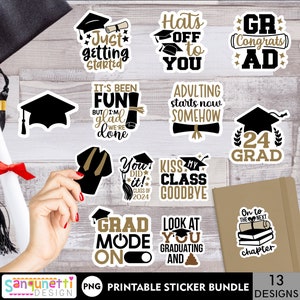 Graduation Stickers - Etsy