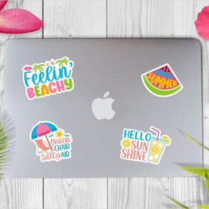 Summer PNG Sticker Bundle, Summer Beach Digital Stickers - Etsy