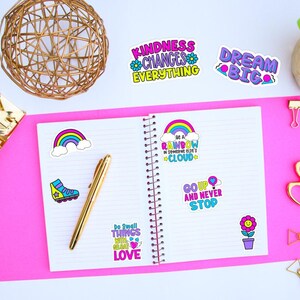 90s Inspirational PNG Stickers, Nineties Printable Digital Stickers - Etsy