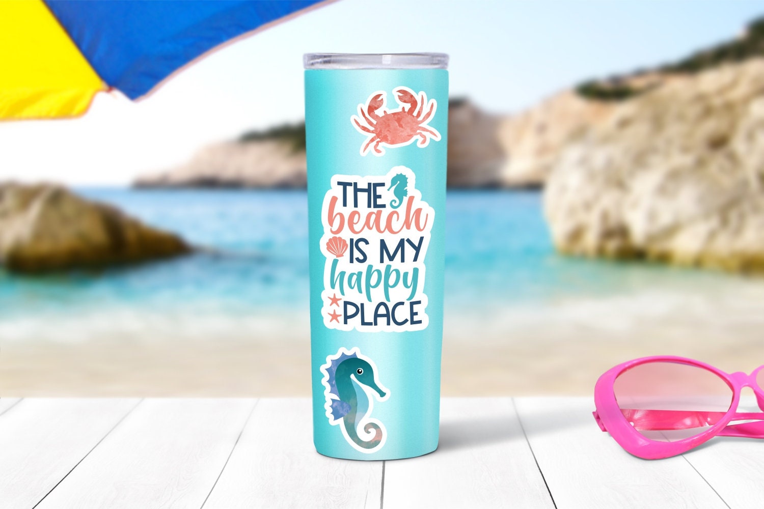Beach and Summer PNG Sticker Bundle Beach Digital Stickers - Etsy