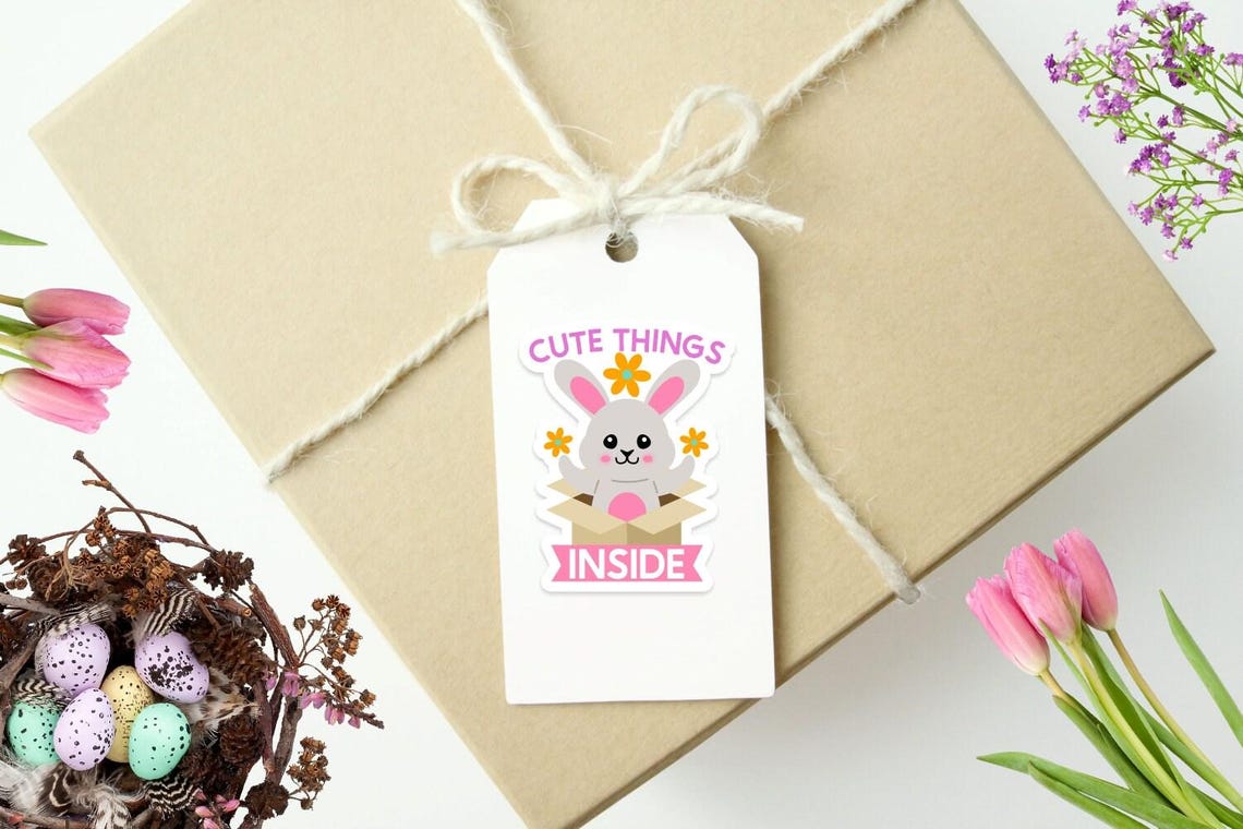 Spring Packaging PNG Stickers, Easter Digital Sticker Bundle - Etsy