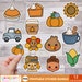 Cozy Fall Sticker PNG Bundle, Autumn Digital Stickers - Etsy