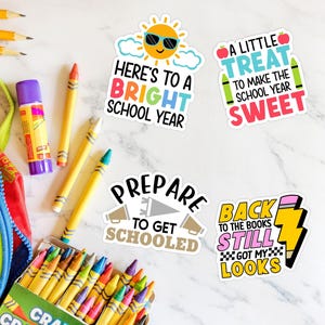 Cute and Colorful Back to School Sticker Bundle- Instant Download PNG ...
