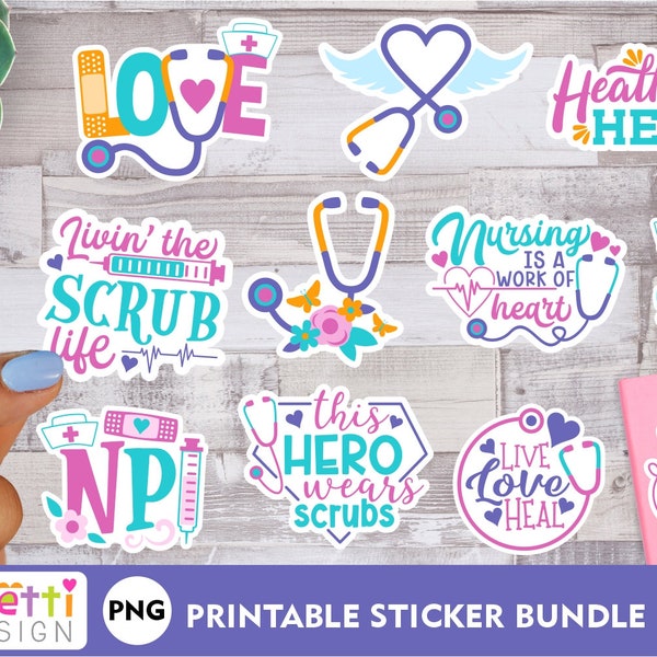 Nursing Stickers - Etsy