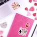 Valentine PNG Sticker Bundle, Valentine's Day Digital Stickers - Etsy