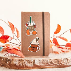 Fall Coffee Sticker Bundle | Pumpkin Spice Latte Stickers - Etsy