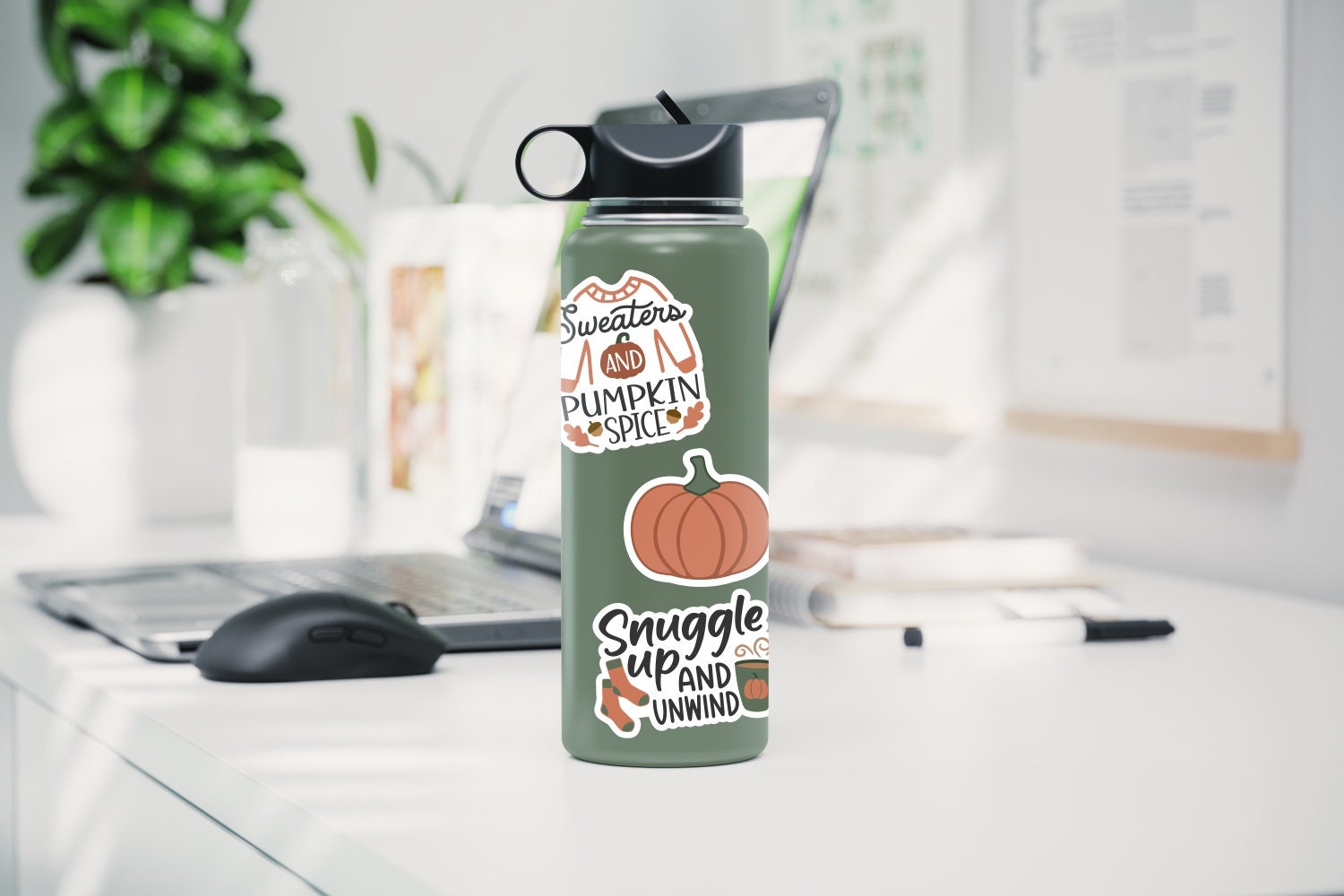 Cozy Fall Sticker PNG Bundle Autumn Digital Stickers - Etsy