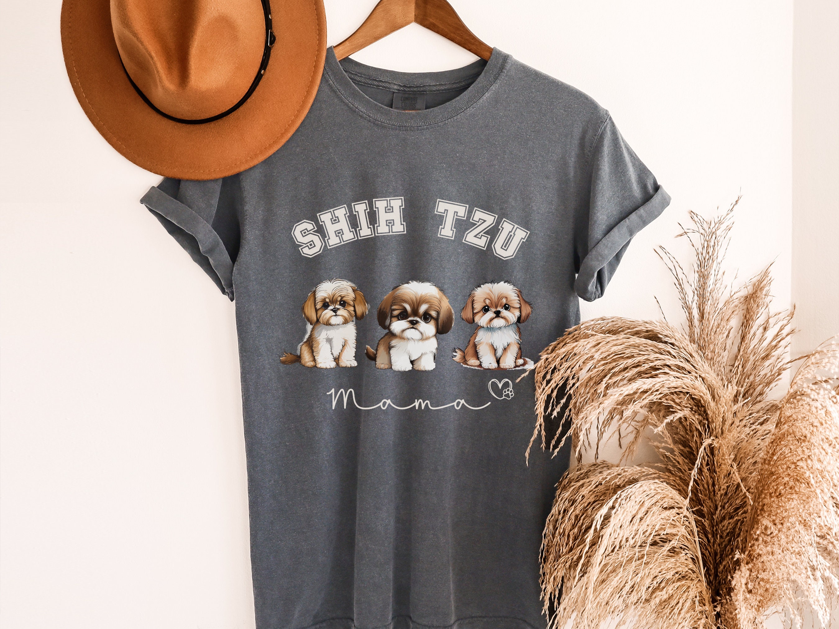 Shih Tzu Mom T Shirt/ Shih Tzu Gifts/shih Tzu Owner Birthday Gift/shih ...