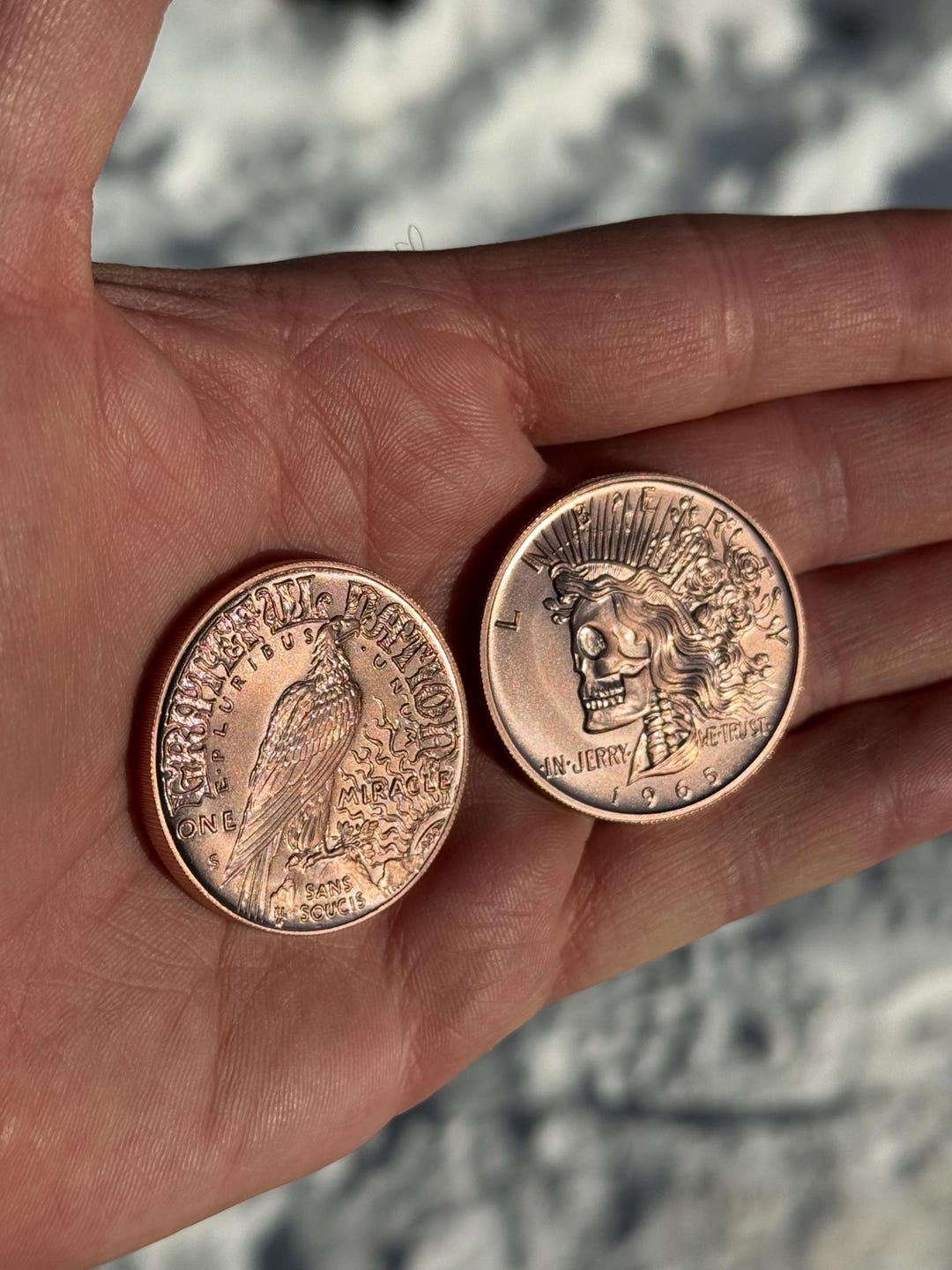 Copper Lady Liberty Coin - Etsy