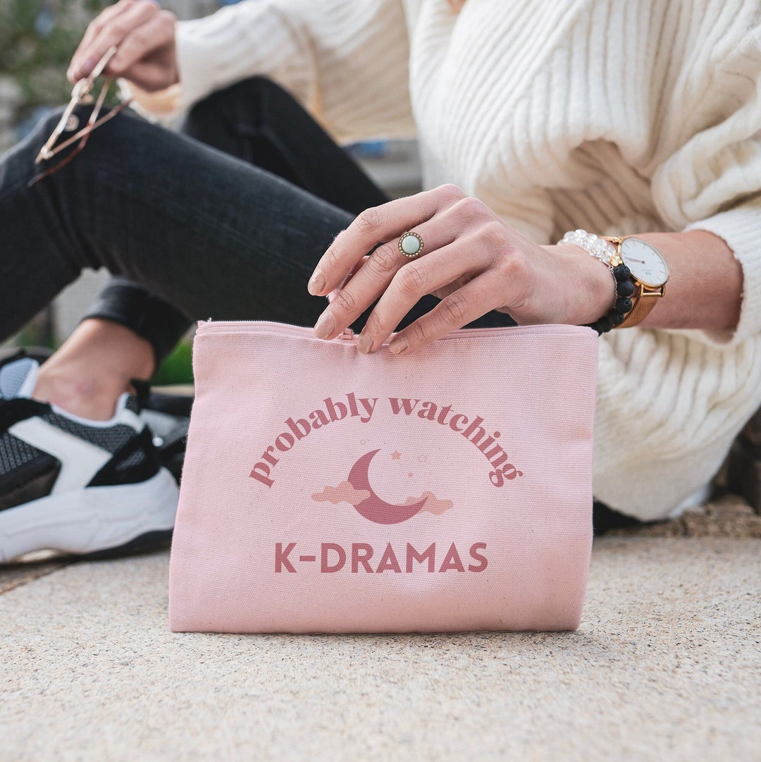 Probably Watching K-dramas Pouch | K-drama Gift for Fangirls | Kdrama ...