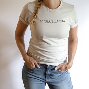 Names of God Yahweh-rapha the Lord Who Heals, Black Font, Minimalistic ...