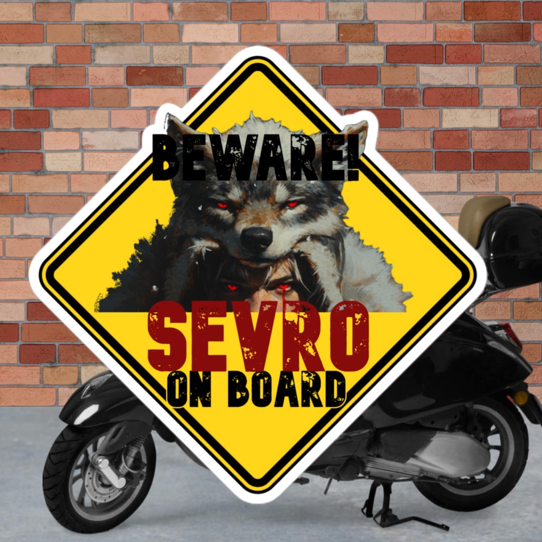 BEWARE! SEVRO on Board - Red Rising Bumper Sticker - Etsy