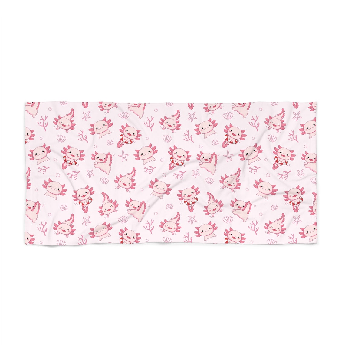 Axolotl Beach Towel - Etsy