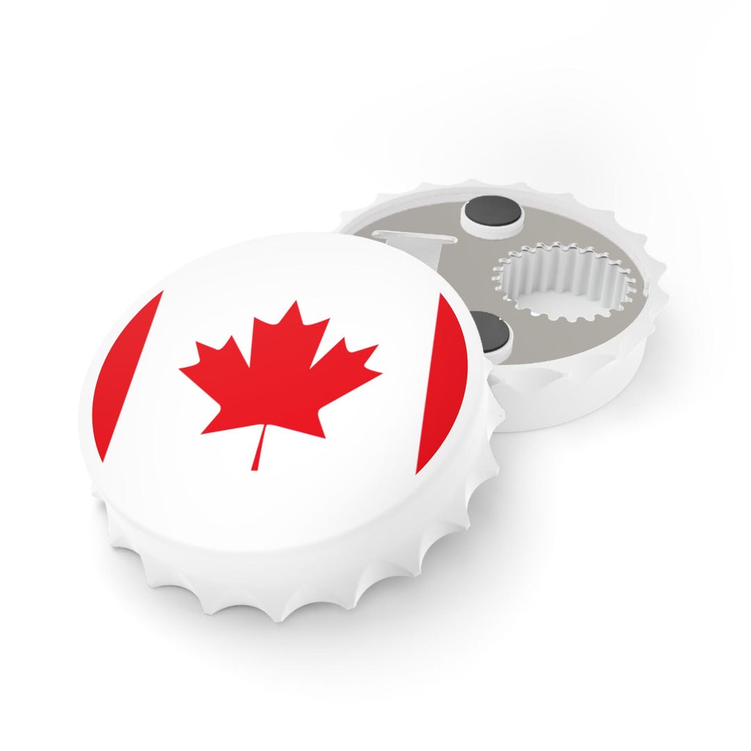 Patriotic Canada Flag Bottle Opener, Maple Leaf Bar Tool, Kitchen ...