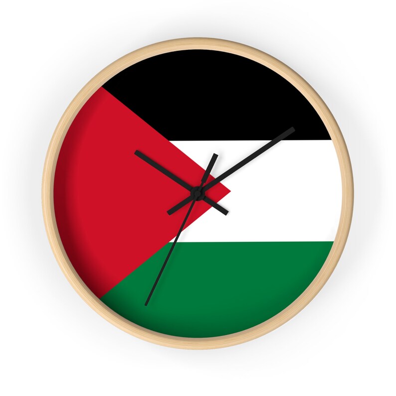 Palestine Flag, Free Palestine, Wall Clock - Etsy