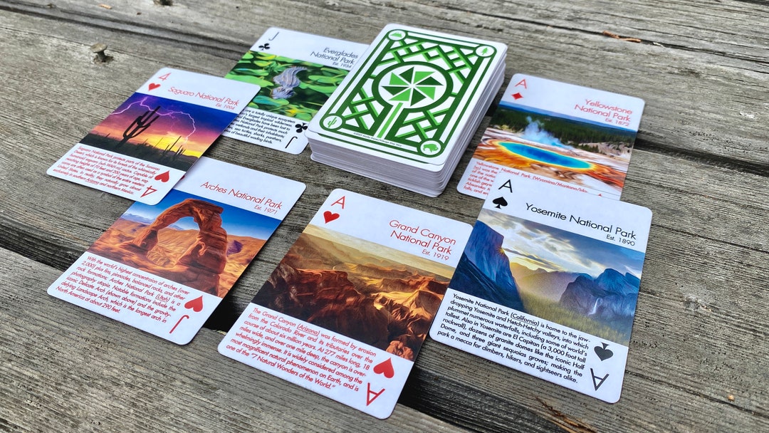 National Park Playing Cards - Etsy