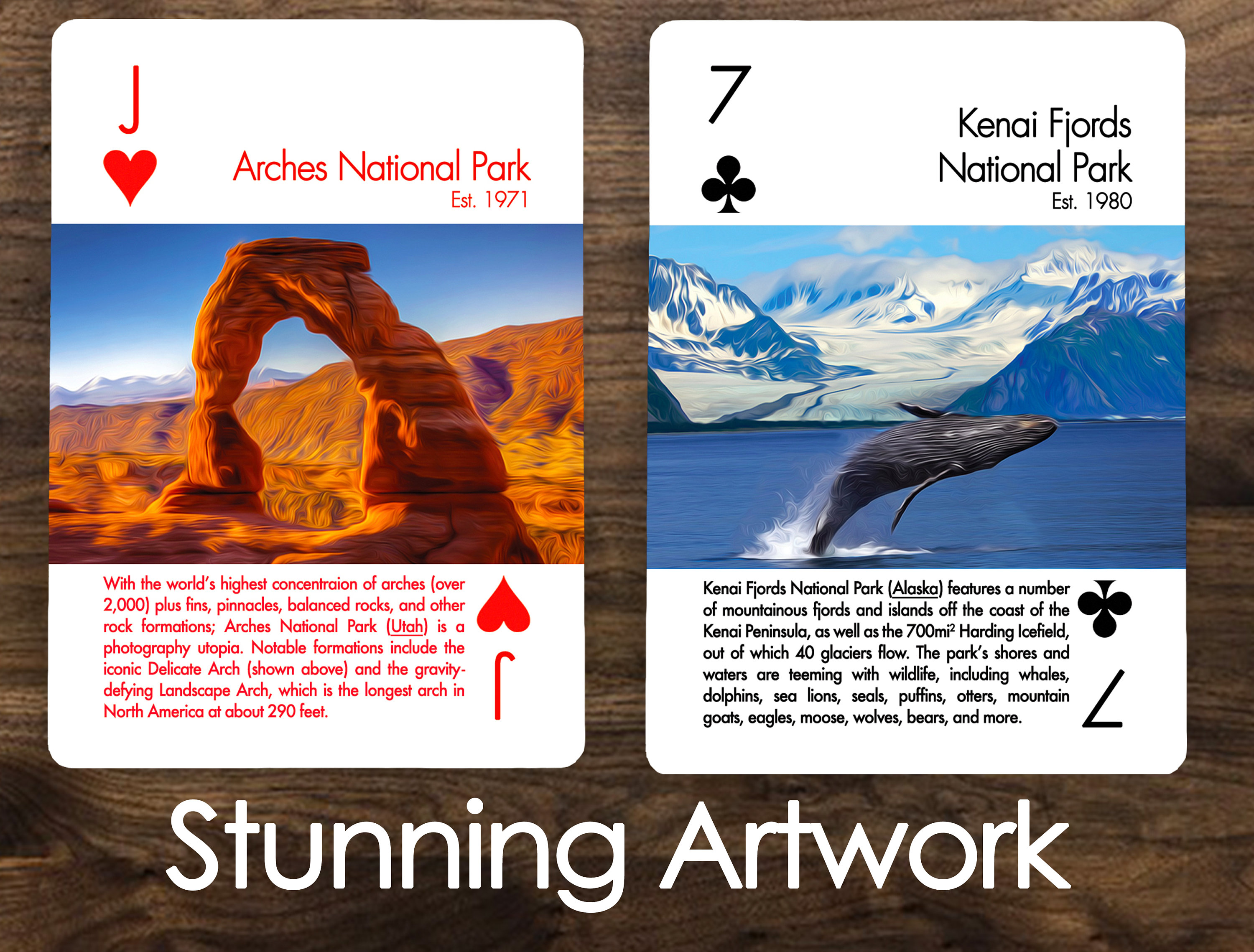 National Park Playing Cards - Etsy