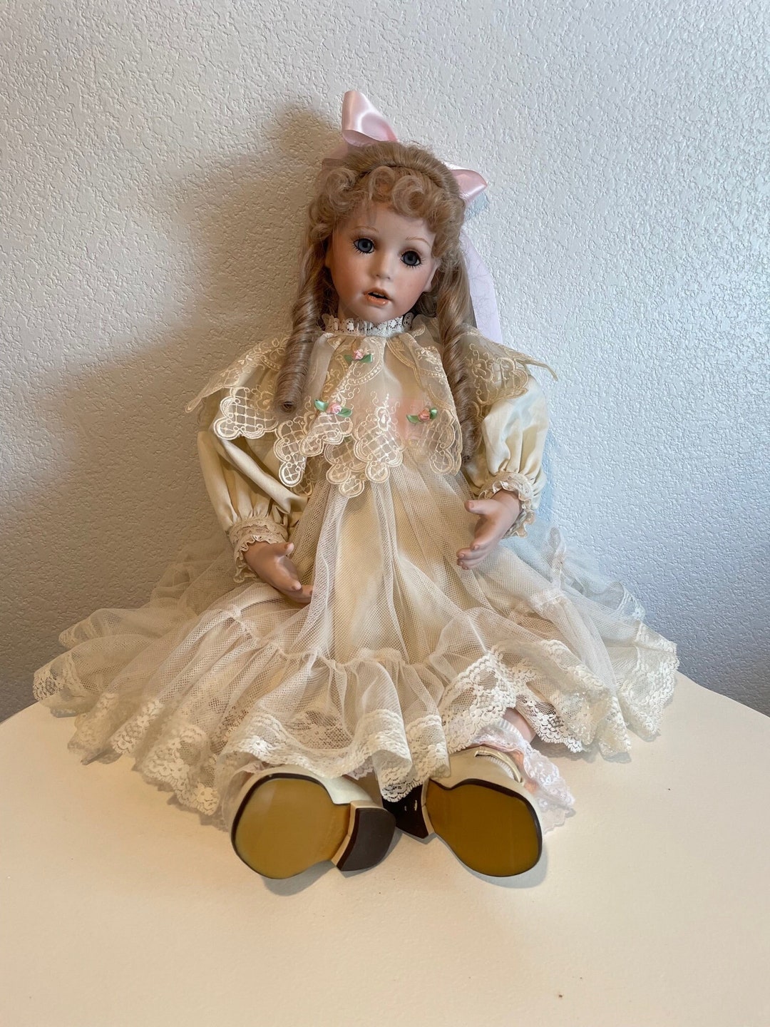 Handmade Porcelain Doll, Large Doll, Victorian Clothing - Etsy