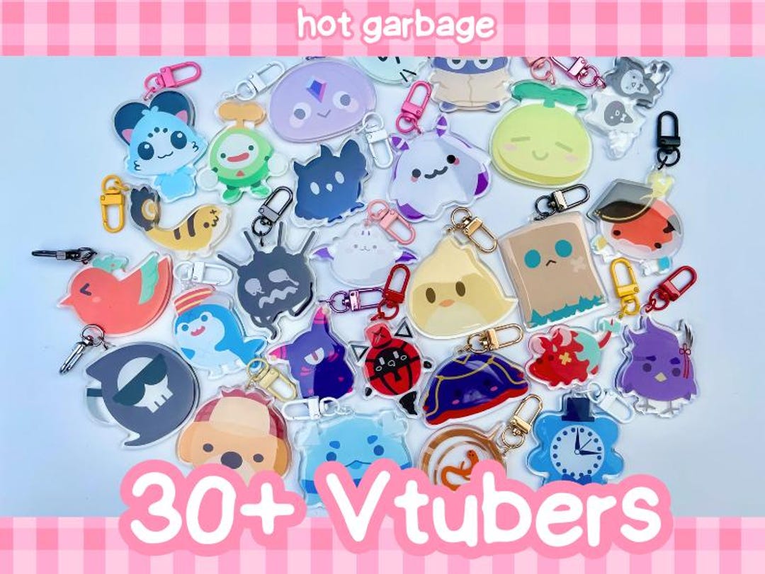 Vtuber Fan Mascot Keychains - Etsy