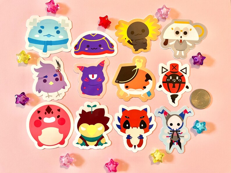 Vtuber Fan Mascot Stickers (BUY 2 GET 1 FREE) - Etsy