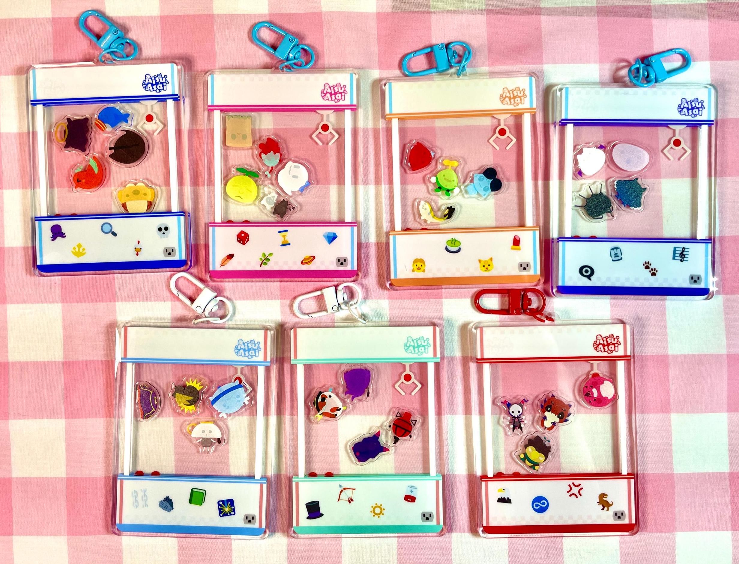 Vtuber Crane Machine Shaker Keychains Hololive Holostars - Etsy