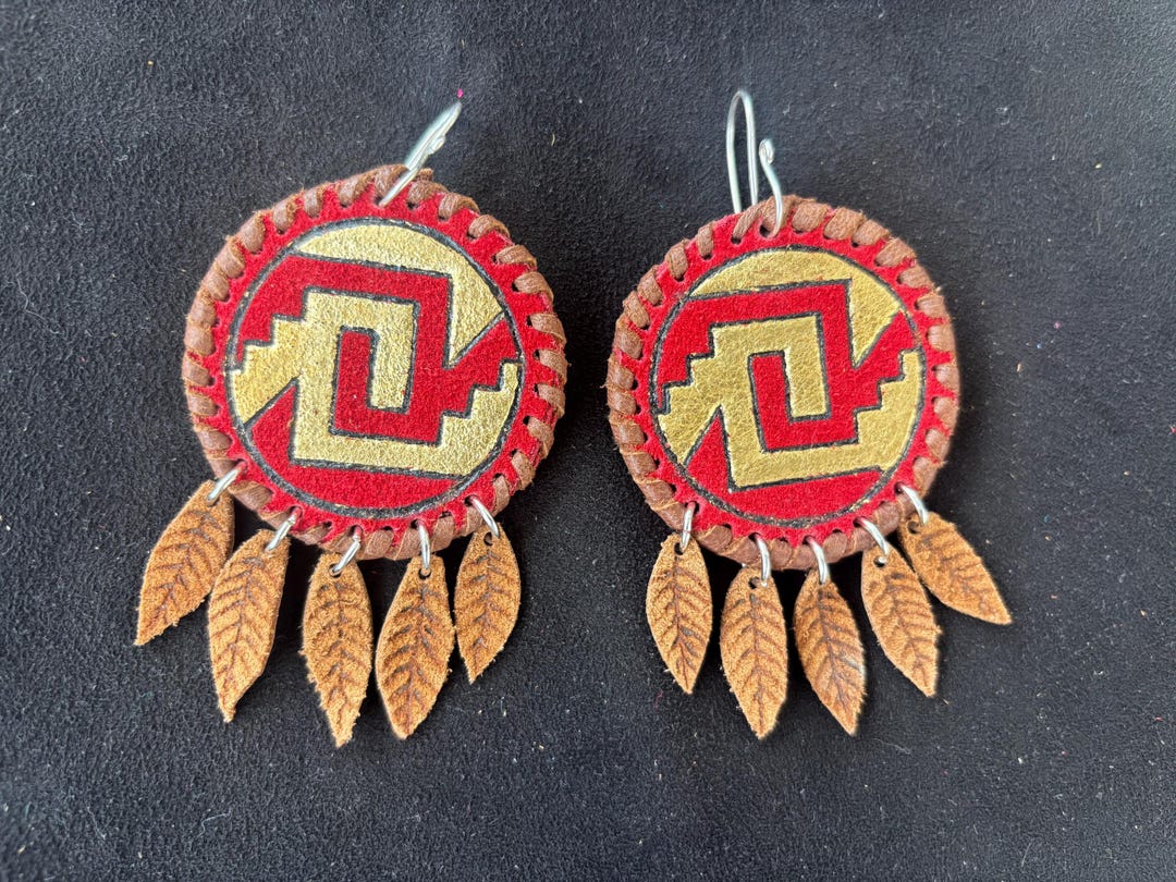 Mexica Chimalli- Aztec Shield (with Red Background) - Etsy
