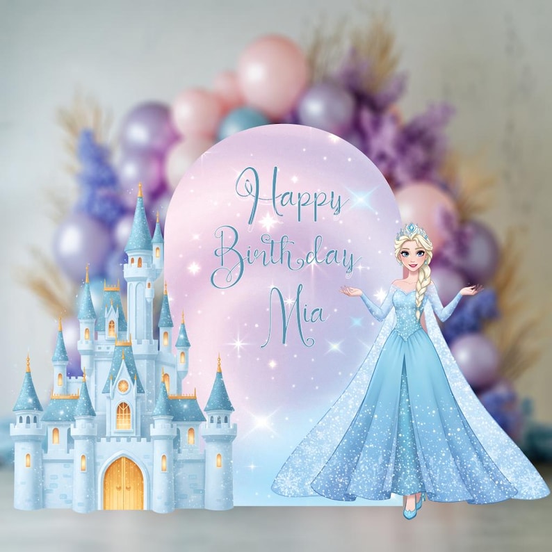 Frozen Cutouts, Elsa Princess, Castle Prop, Disney Princess Party ...
