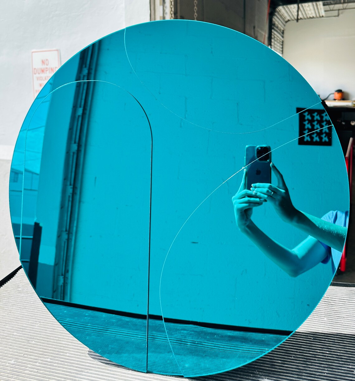 Mirrored Acrylic Circle 3D Art Mirror Wall Decor - Etsy