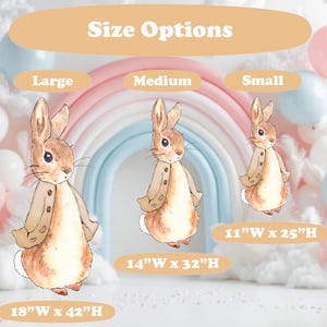 Peter Rabbit Party Prop, Peter Rabbit Baby Shower Decor, Easter Decor ...