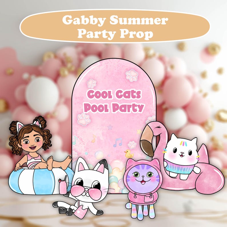 Gabby's Dollhouse Cutouts, Birthday Party Decor, Cats, Lawn Sign ...