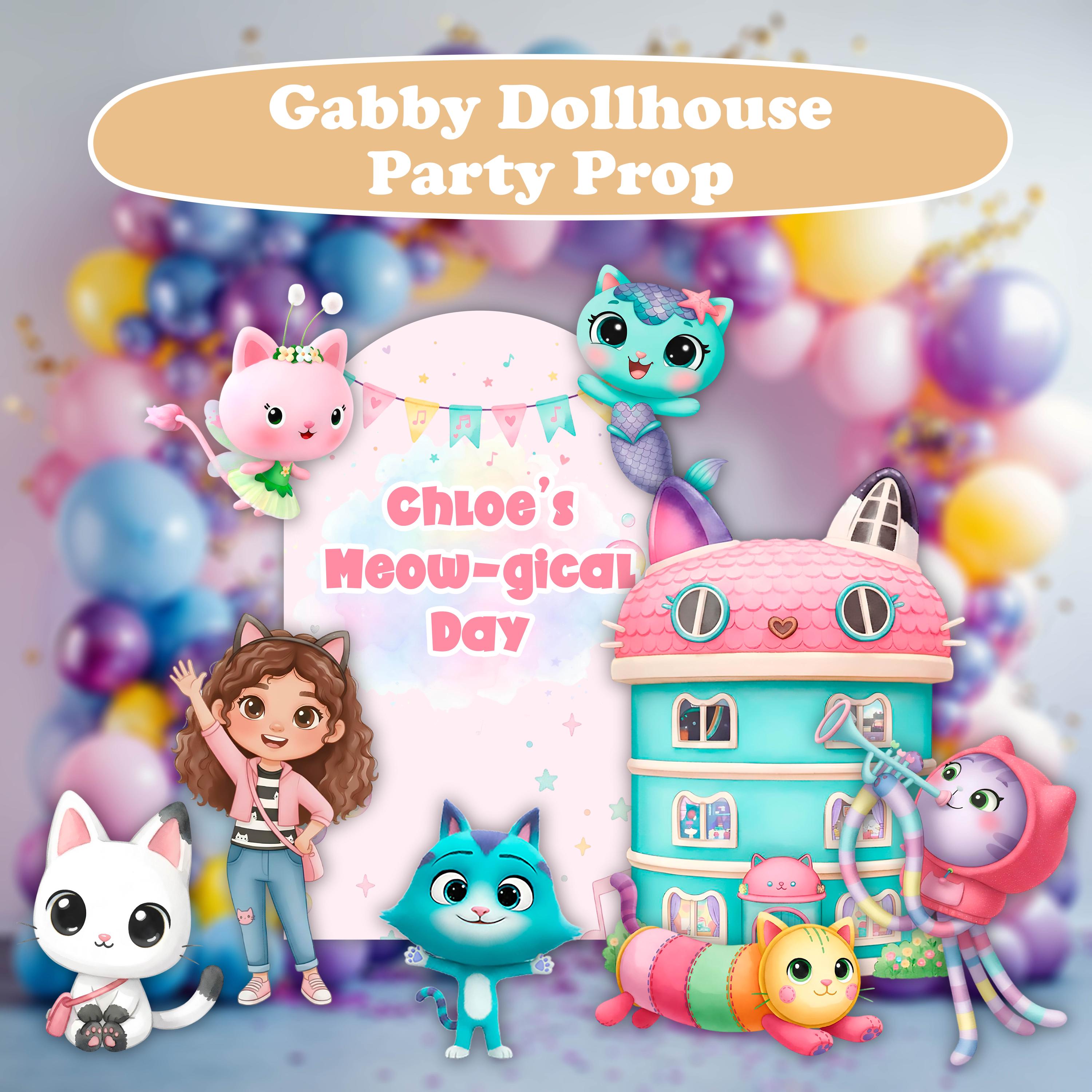 Gabby's Dollhouse Cutouts, Birthday Party Decor, Cats, Lawn Sign, Party ...