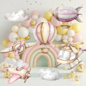 Time Flies, Air Transportation Party Stand up Prop, Pink or Blue Baby ...