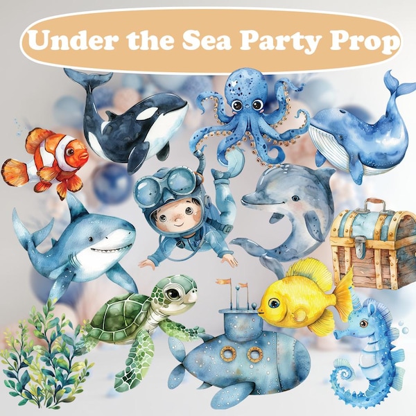 Cardboard Ocean Animals - Etsy