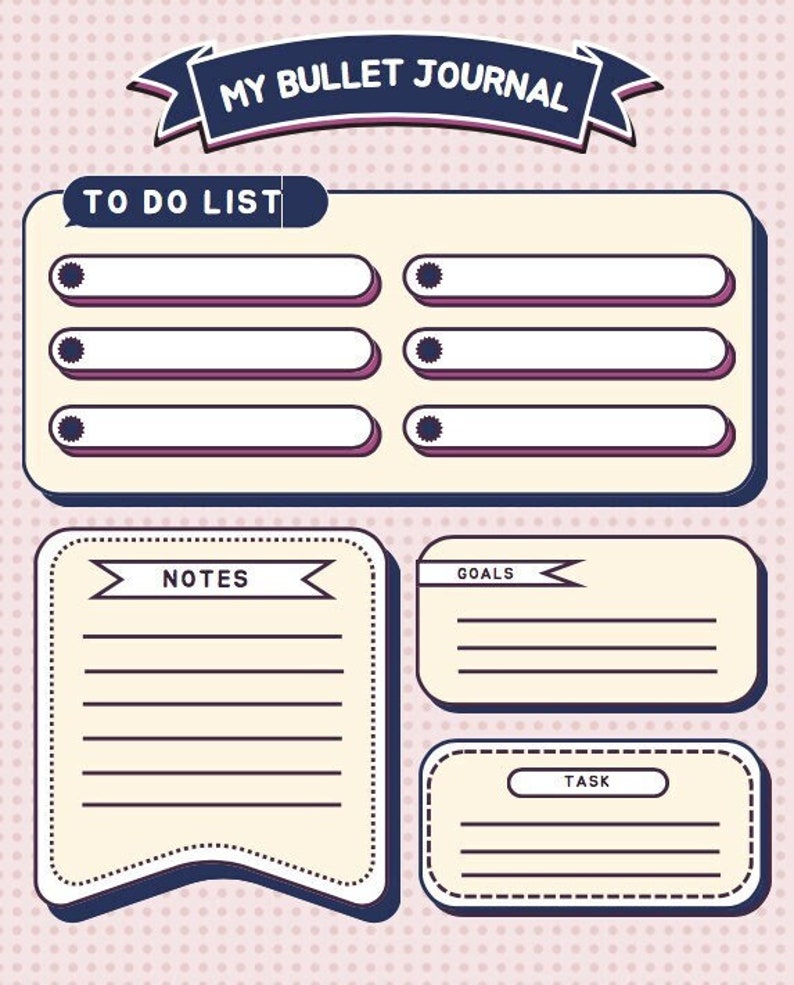 Digital Bullet Journal - Etsy