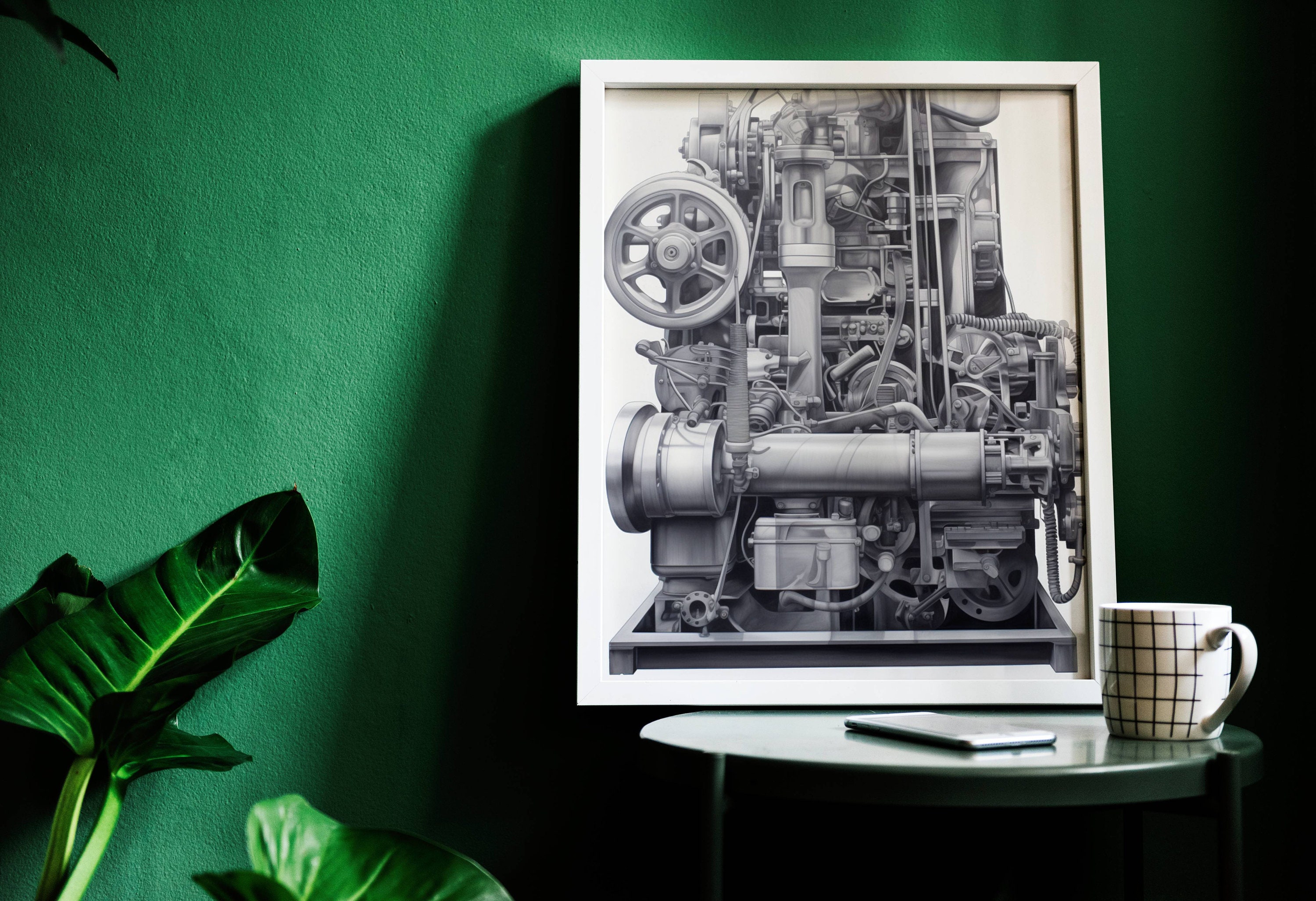 Industrial Printable Art Digital Wall Art Decor Vintage Machinery Art ...