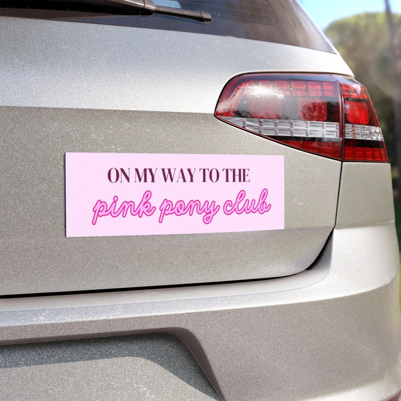 Pink Pony Club Magnet Bumper Sticker Chappell Roan Inspired Gay Pop ...