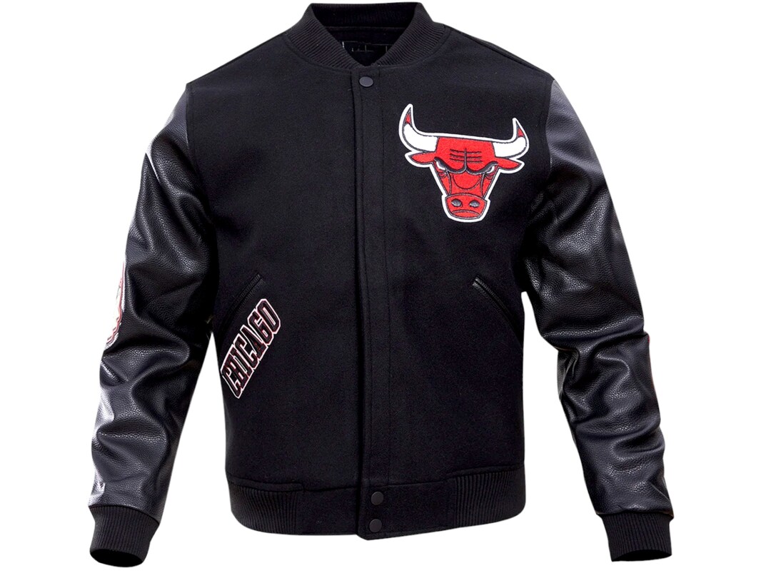Handmade Chicago Bulls Letterman Jacket NBA Varsity Jacket Cosplay ...
