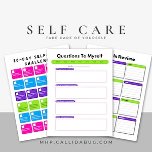 Empower Your Well-being: Ultimate Self-care Planner With Daily Rituals ...
