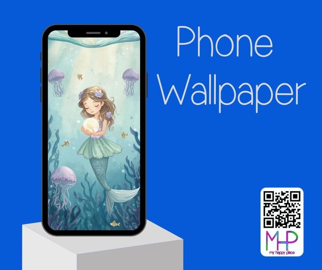 Mythical, Mermaid Phone Wallpaper JPEG Background for iPhone & Android ...