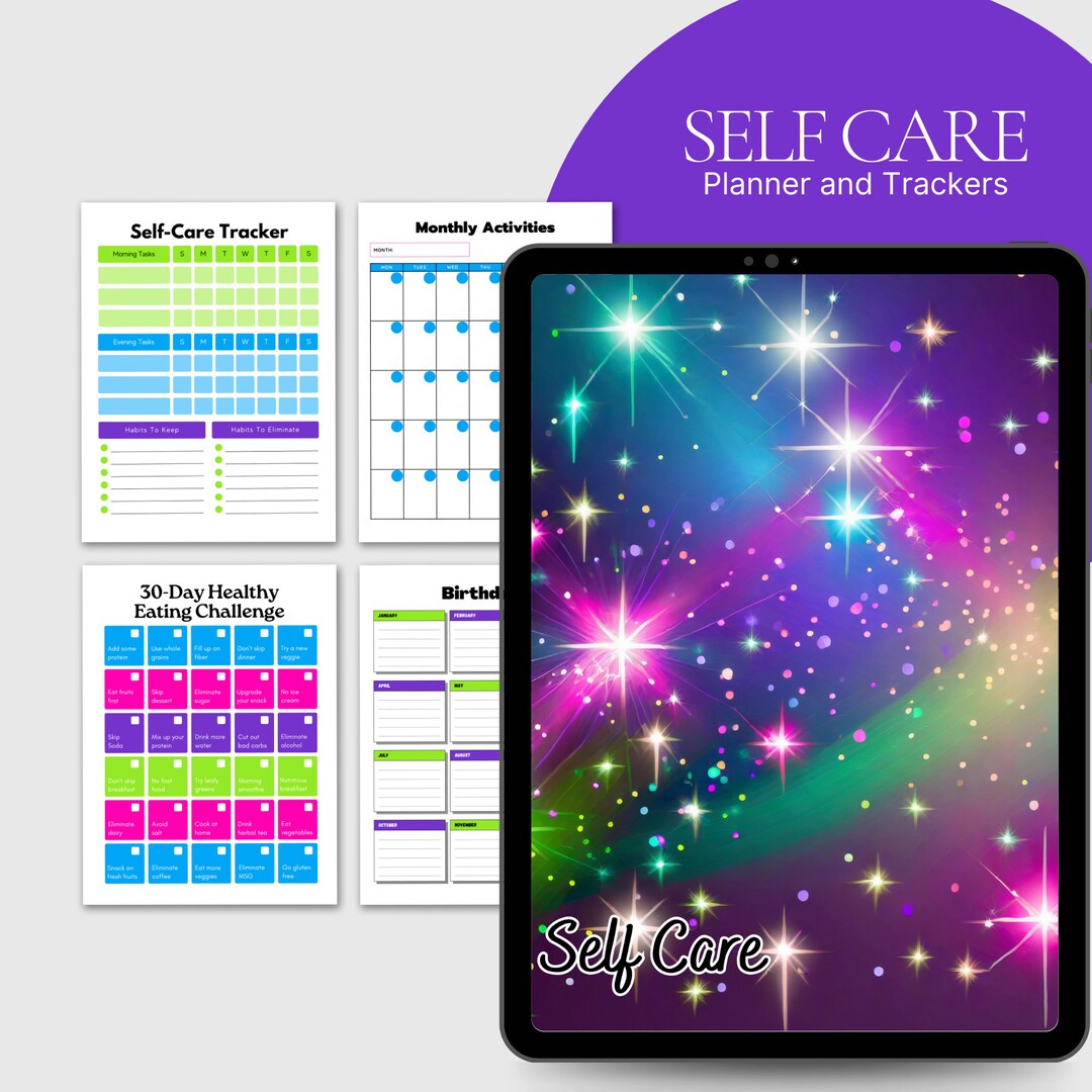 Self Care Planner Printable With Daily Self Reflection, Gratitude ...