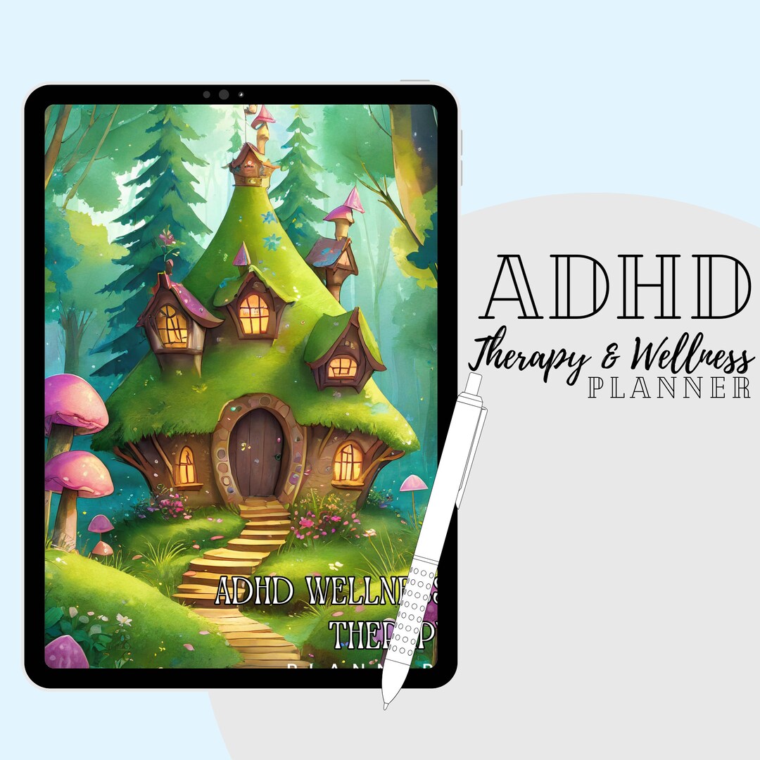 IPad Digital Tool for Stress-free Wellness | ADHD Wellness Life Planner ...
