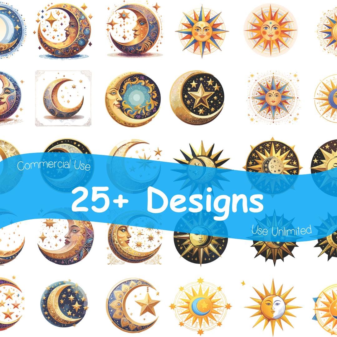 Digital Clip Art Pack | Instant Download | Perfect for Crafts, Branding ...