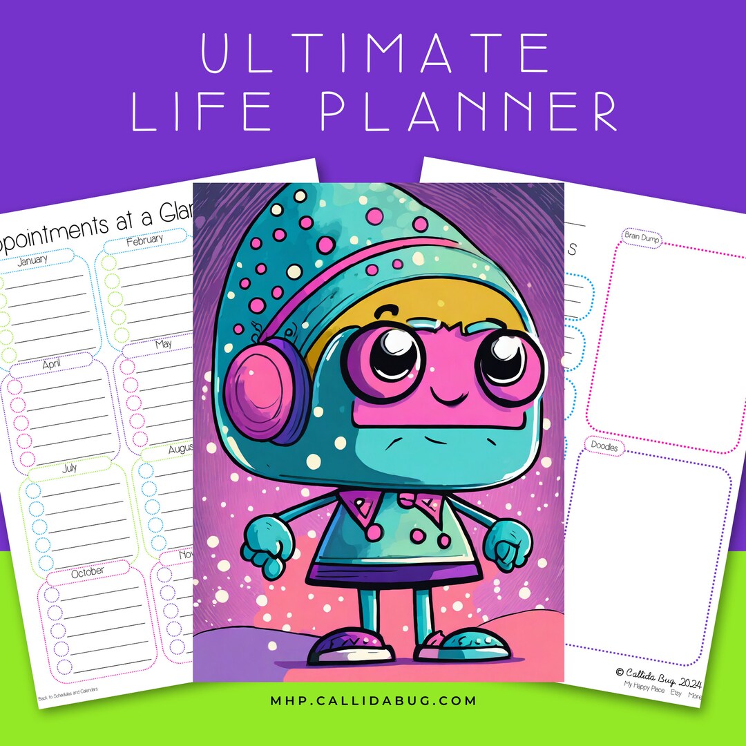Ultimate LIFE Planner - Personal Development, Nutrition, Trackers ...