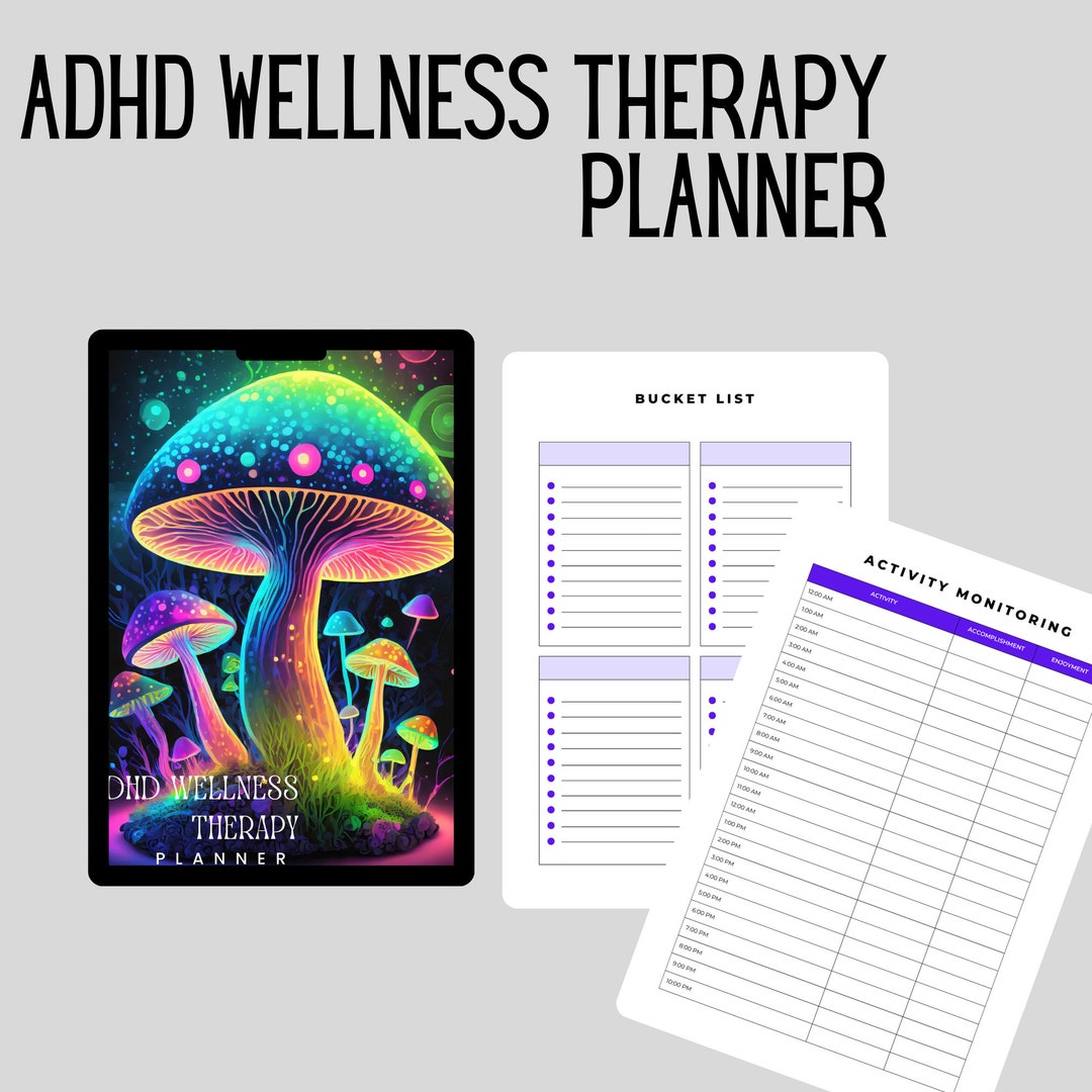 ADHD Life Planner | Wellness Therapy Journal for Students ...
