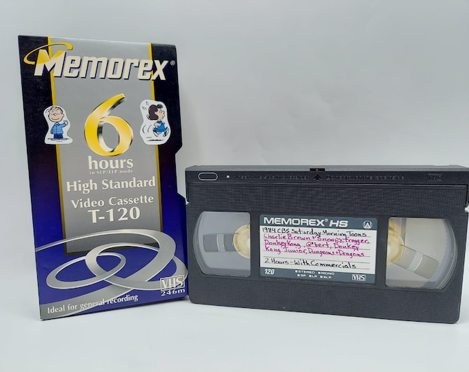 1984 CBS Saturday Morning Cartoons Mixtape VHS - Etsy