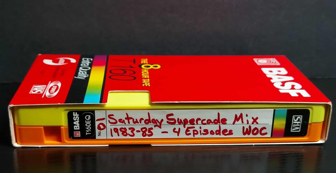 Saturday Supercade Cartoon With Commercials VHS Mixtape - Etsy