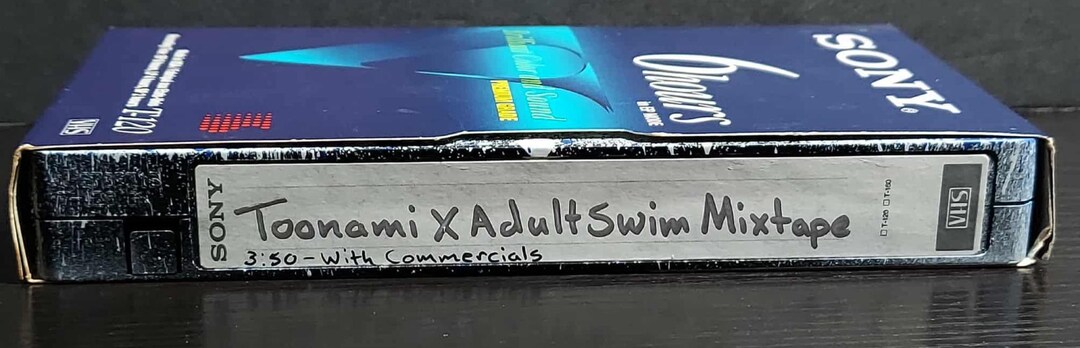Toonami X Adult Swim With Commercials VHS Mixtape - Etsy