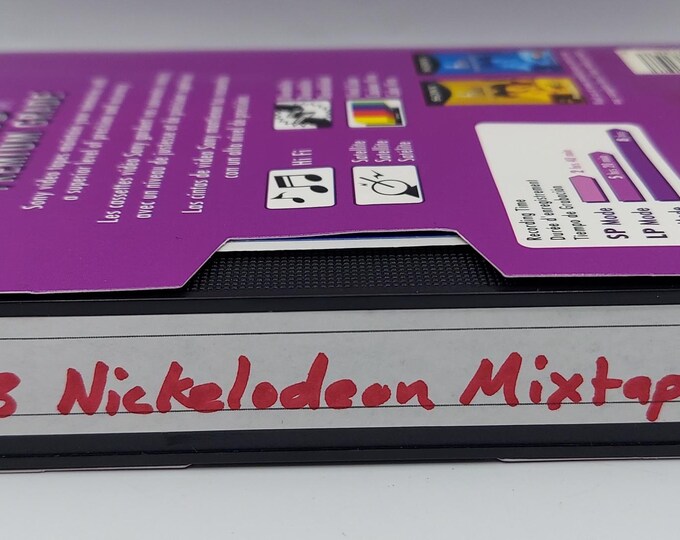 Second Generation 1993 Nickelodeon Mixtape With Commercials VHS Tape - Etsy