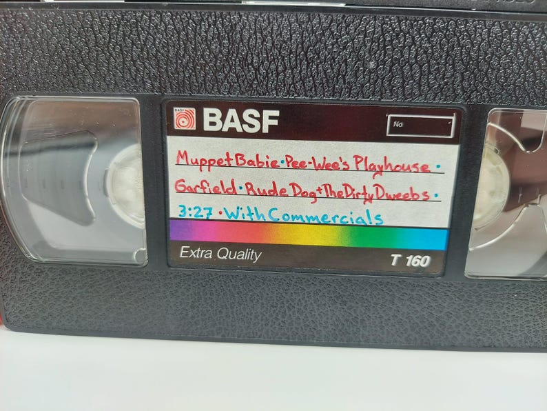 1990 CBS Saturday Morning Cartoons VHS Mixtape - Etsy